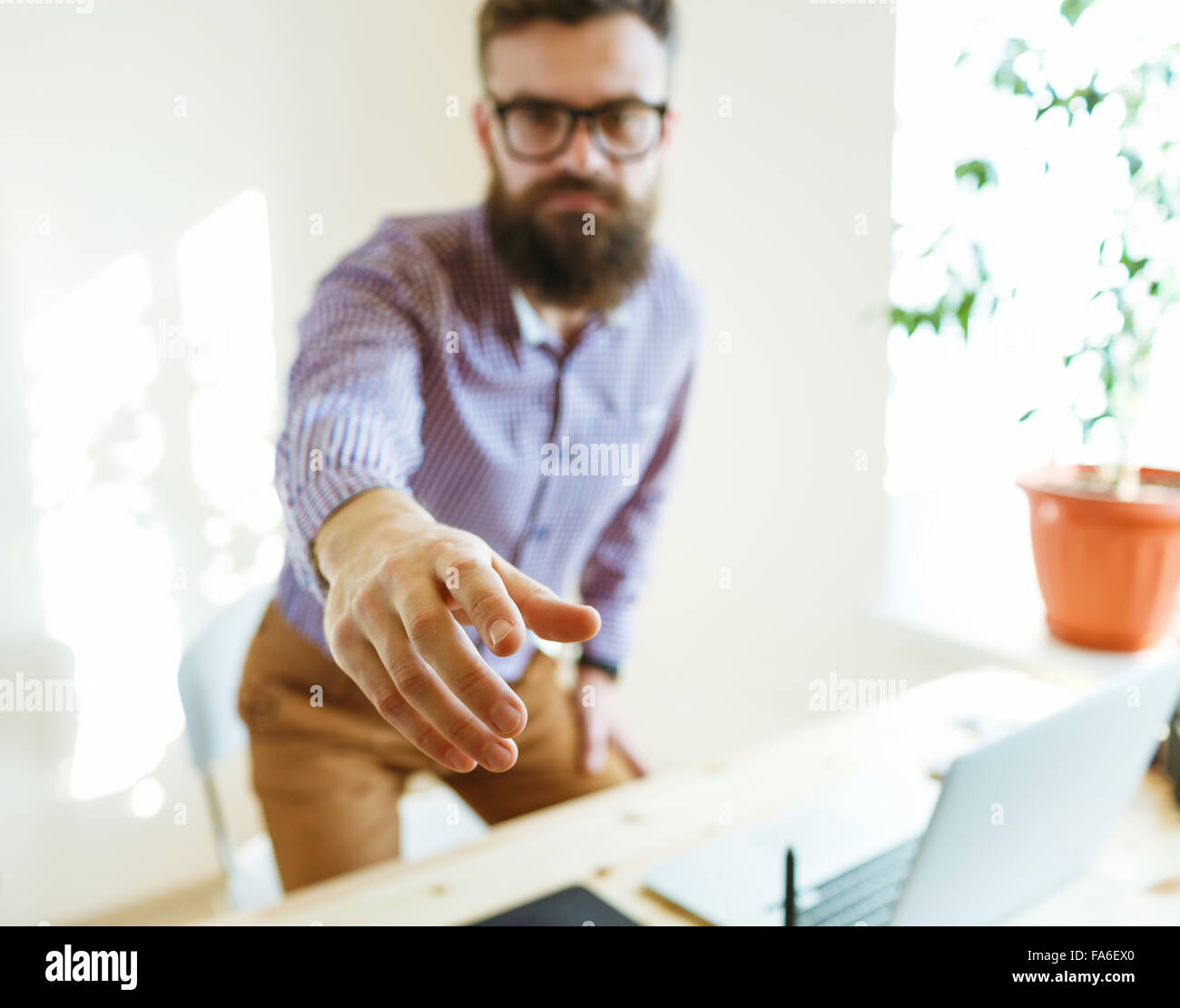 Arm extended hi-res stock photography and images - Alamy