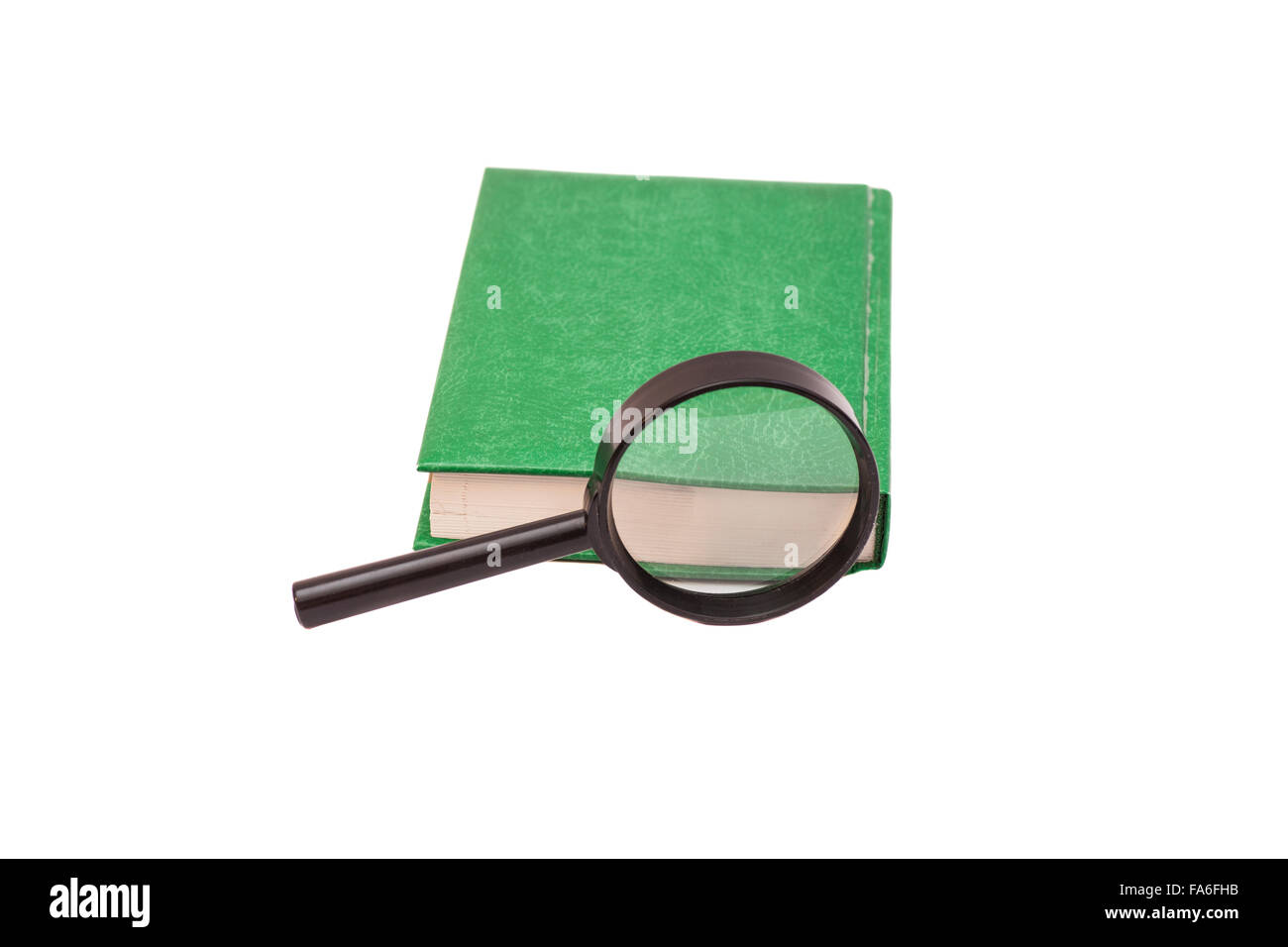 Magnifying glass book Cut Out Stock Images & Pictures - Alamy