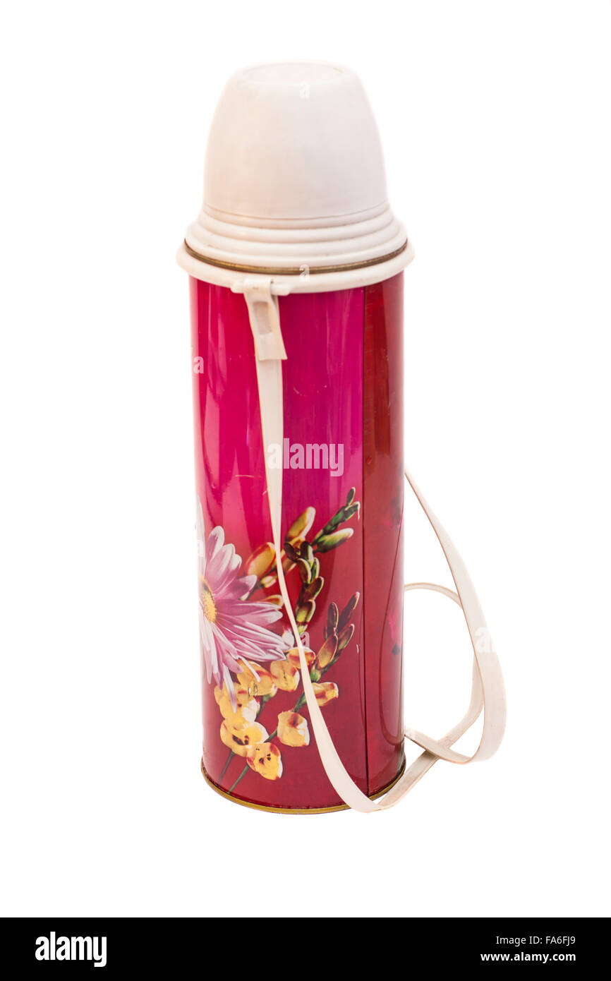 Thermo flask on the white background Stock Photo - Alamy
