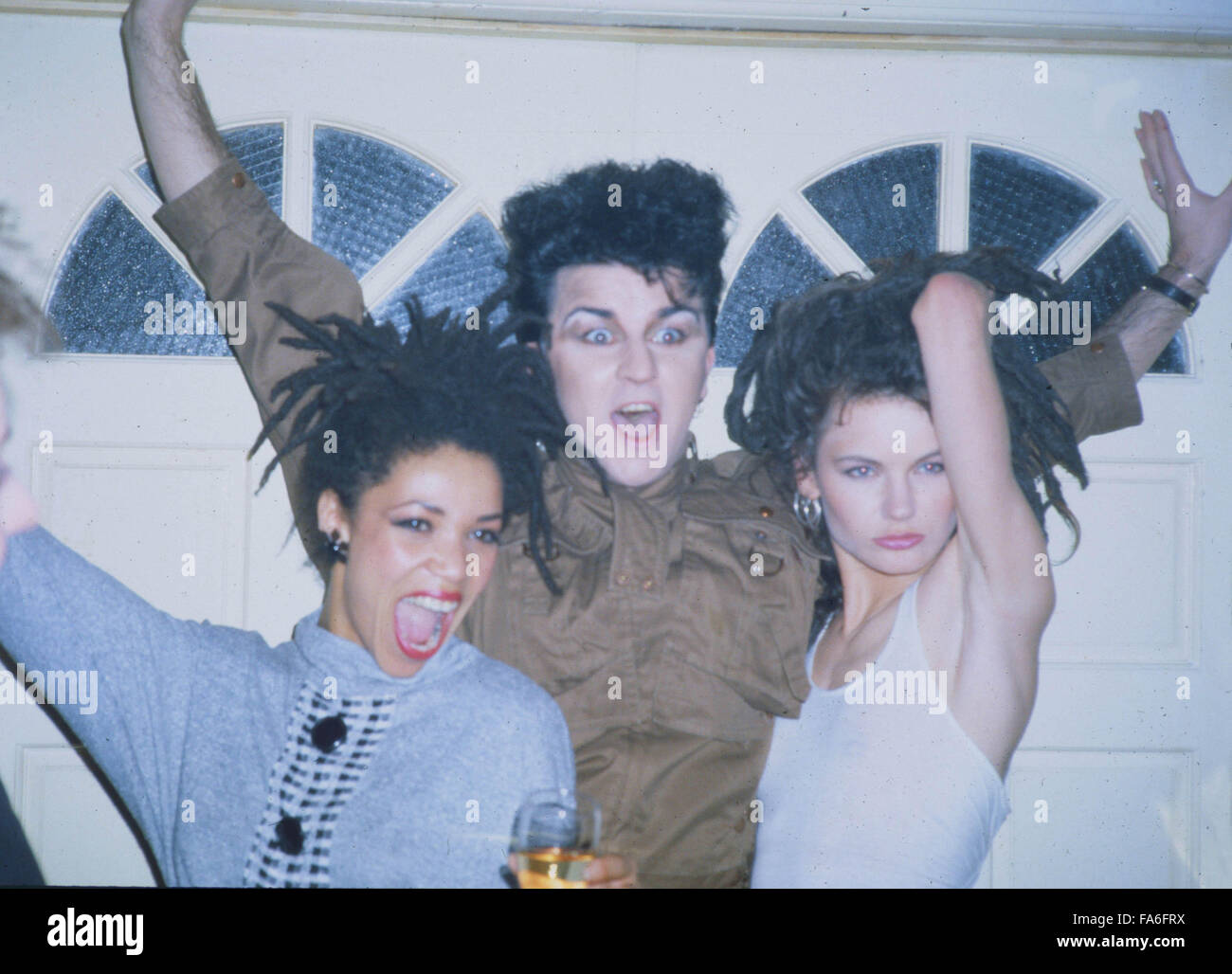 London.UK. Steve Strange (born Steven John Harrington) with Kate Garner ...