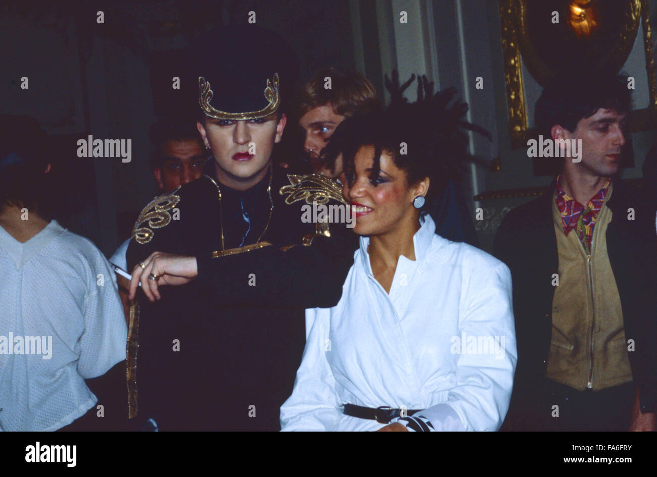 London.UK. Steve Strange (born Steven John Harrington) Jennie Matthias ...