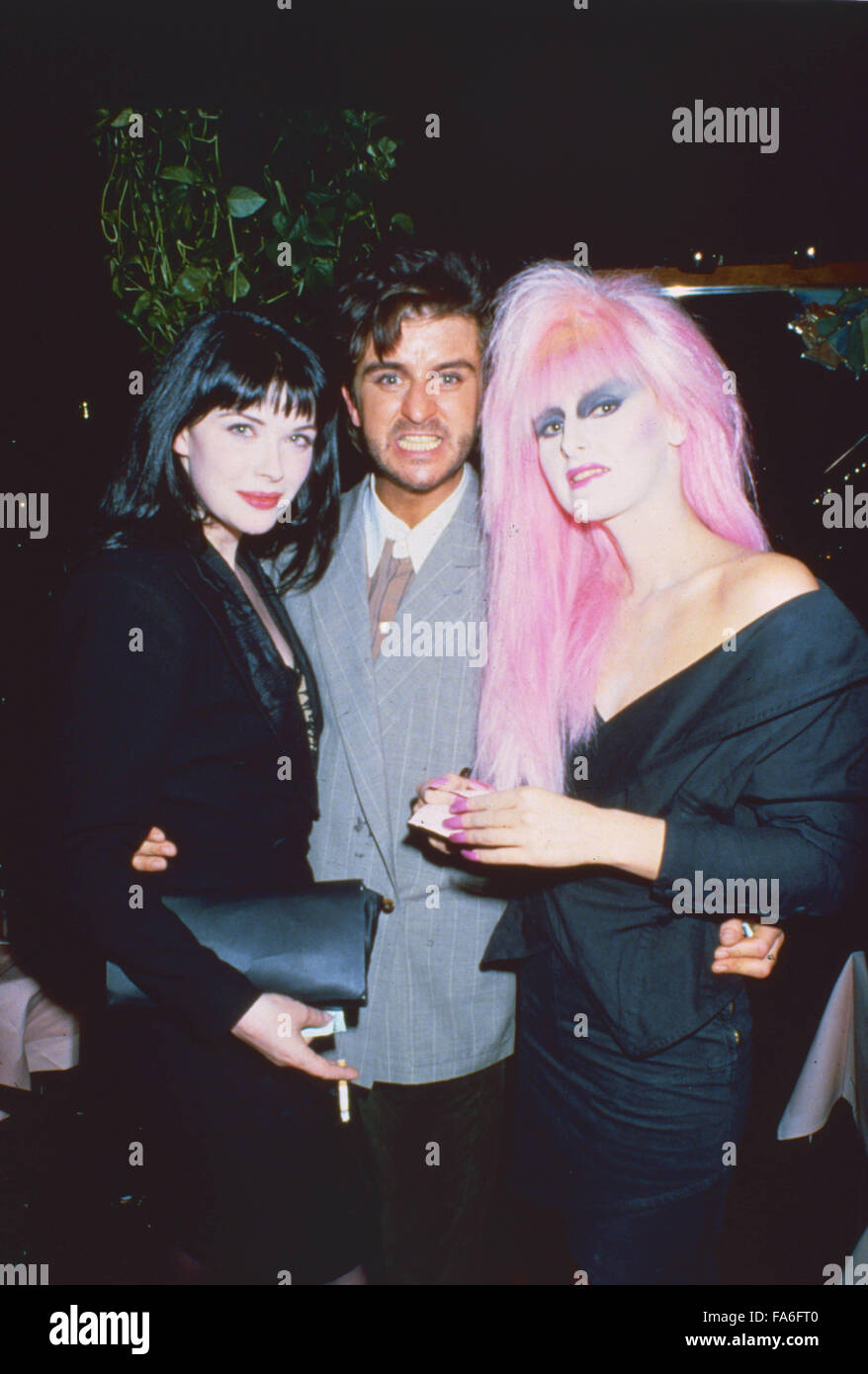 London.UK. Steve Strange (born Steven John Harrington) at Stringfellows ...