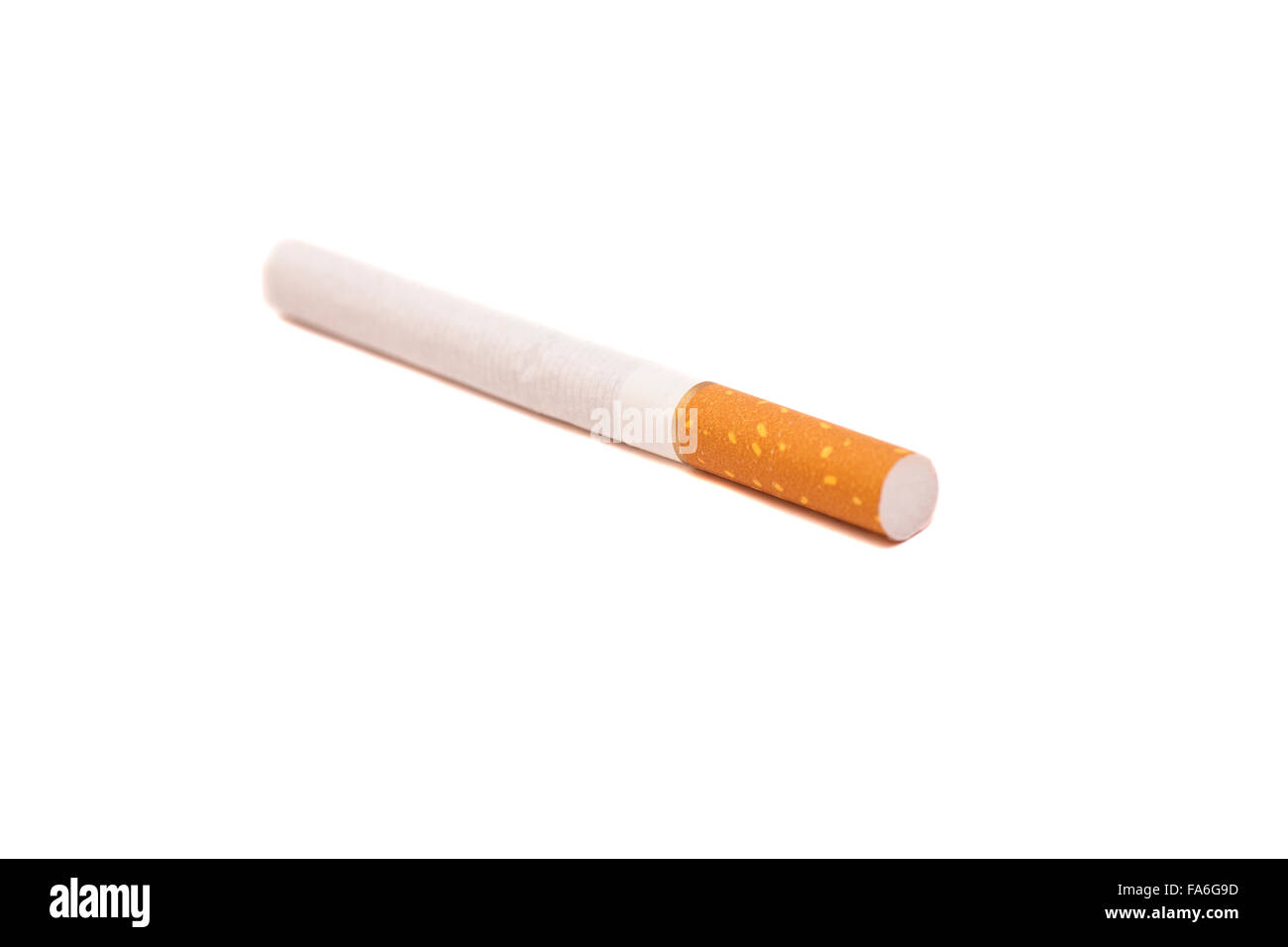 One Cigarette isolated on the white background Stock Photo - Alamy