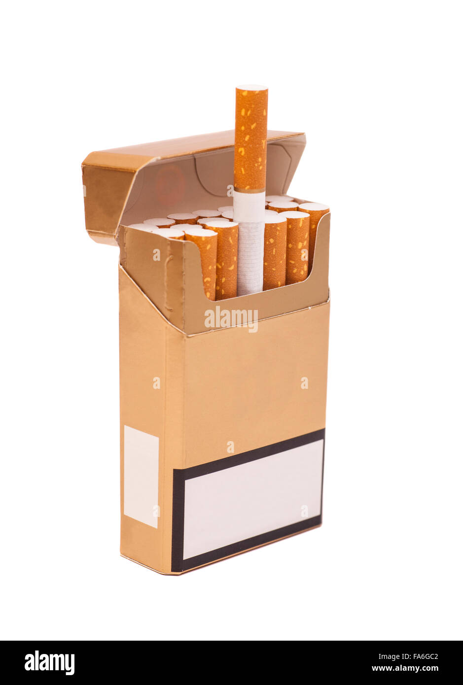 Box of cigarettes, isolated on a white Stock Photo - Alamy