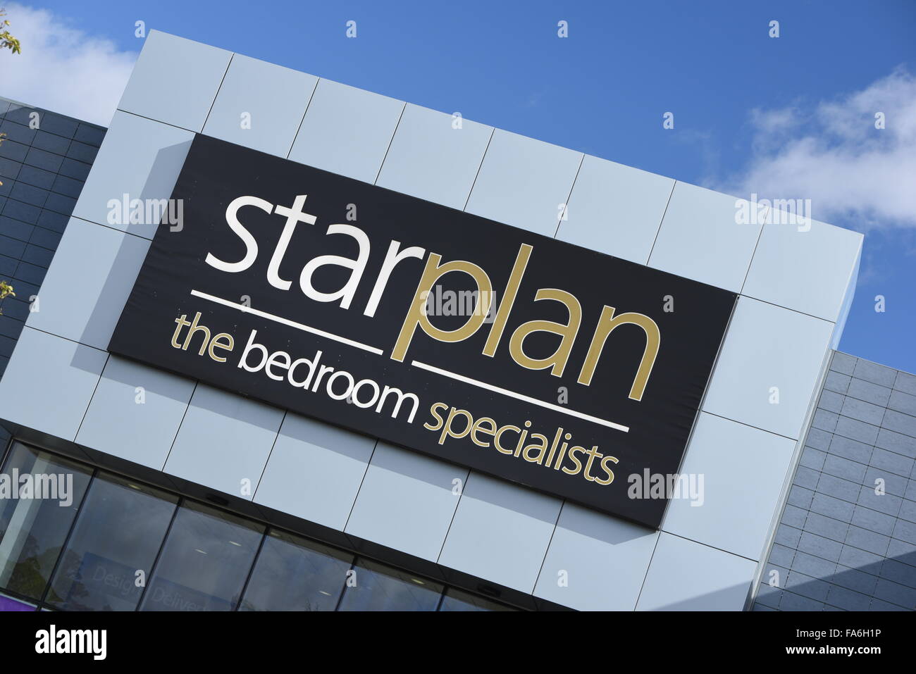 Starplan bedroom shop, solihull uk Stock Photo - Alamy