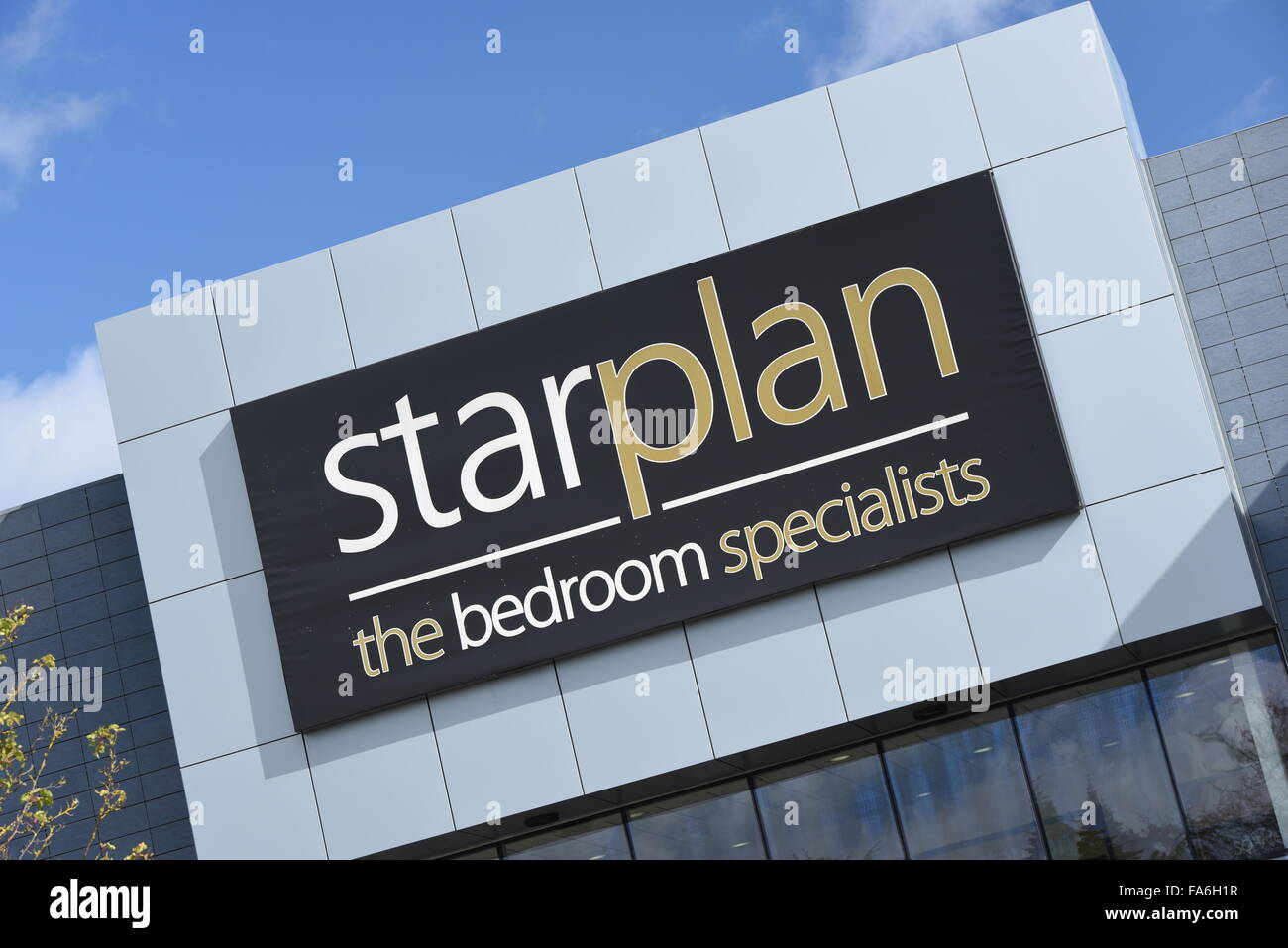Starplan bedroom shop, solihull uk Stock Photo - Alamy