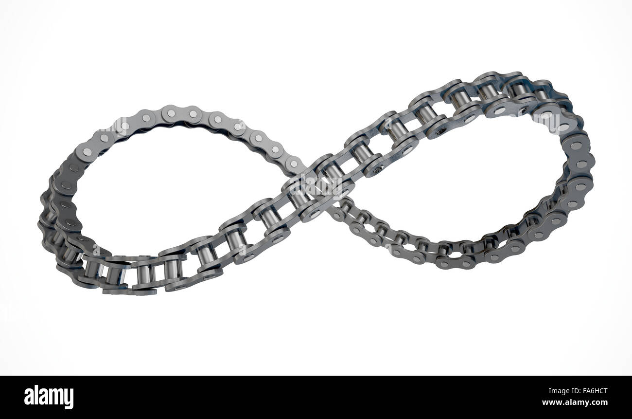 A section of railway track in the shape of an infinity symbol on an ...