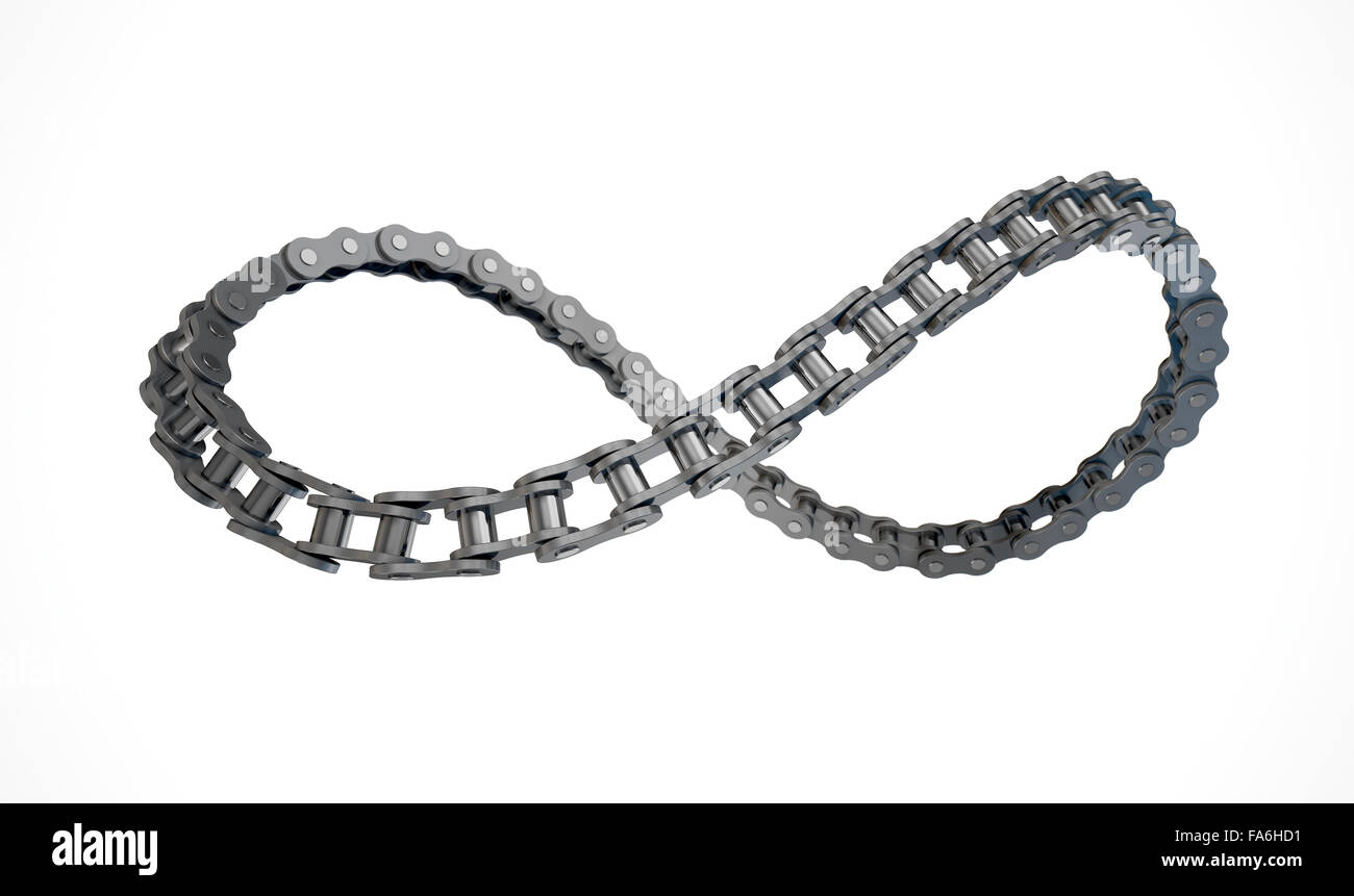 A section of railway track in the shape of an infinity symbol on an ...