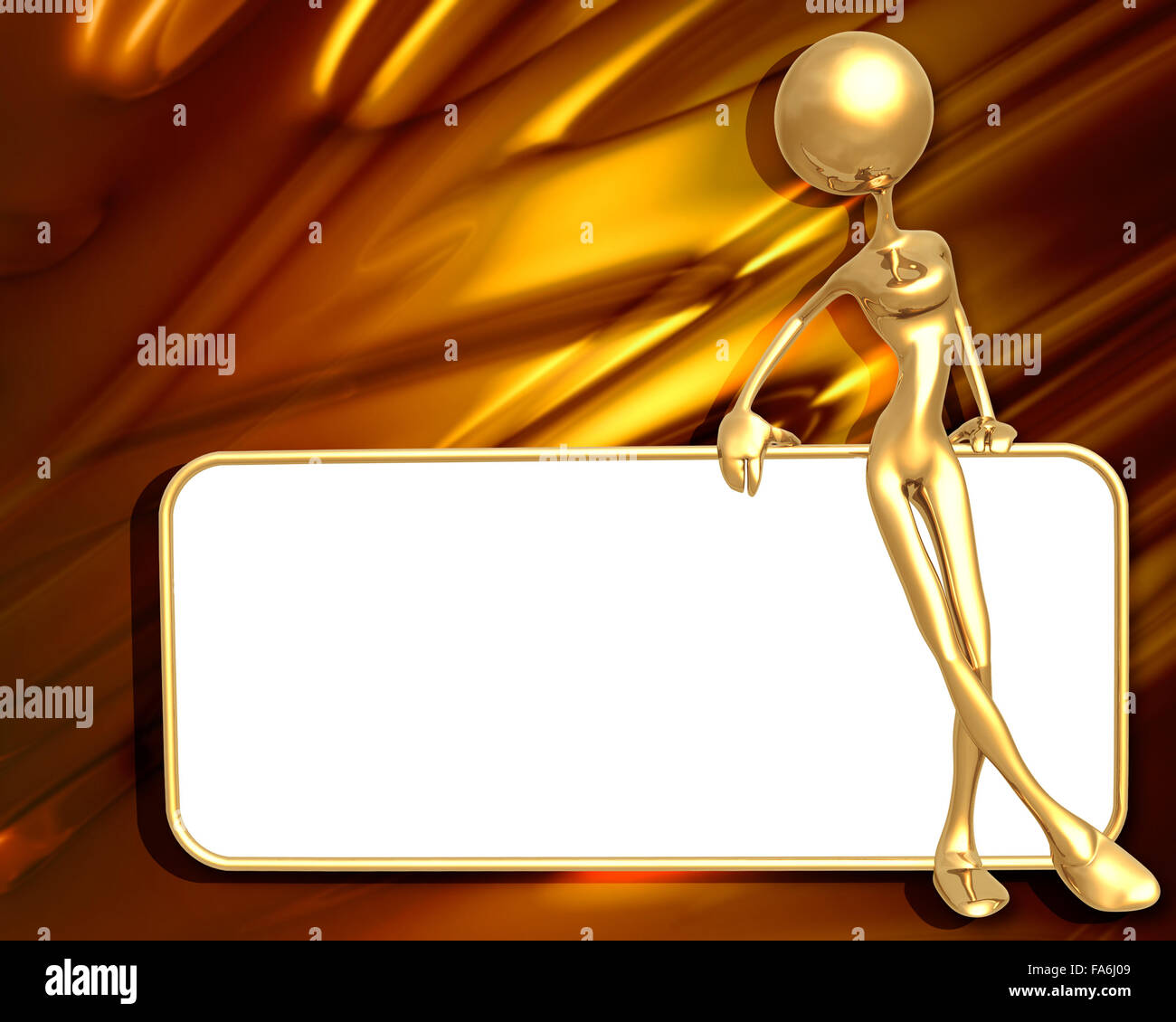 3D Presentation Concept Background Person Holding A Sign Stock Photo ...