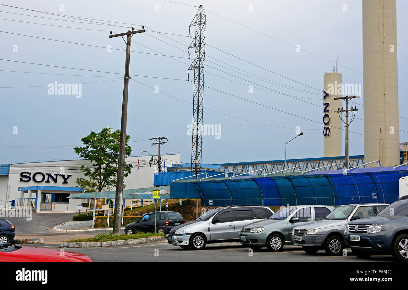 Sony factory, duty-free zone, Manaus, Amazonas, Brazil Stock Photo - Alamy