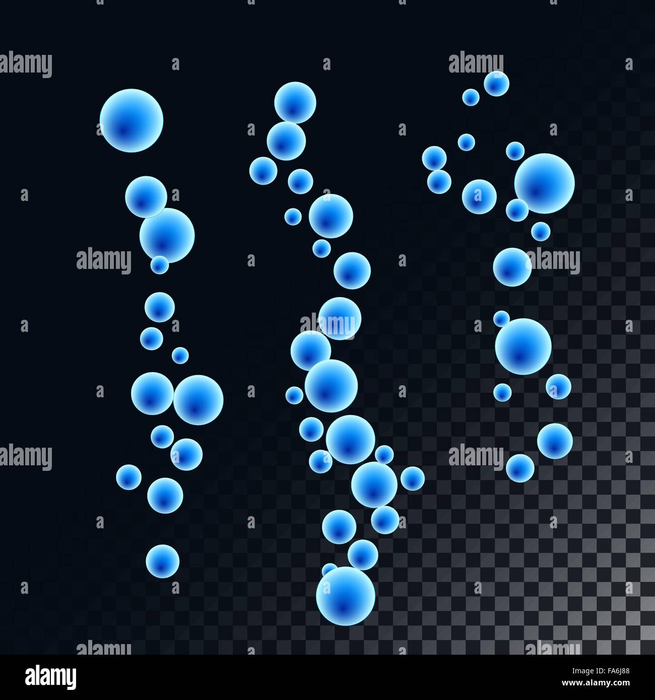 Vector shiny bubbles on black background Stock Vector Image & Art - Alamy