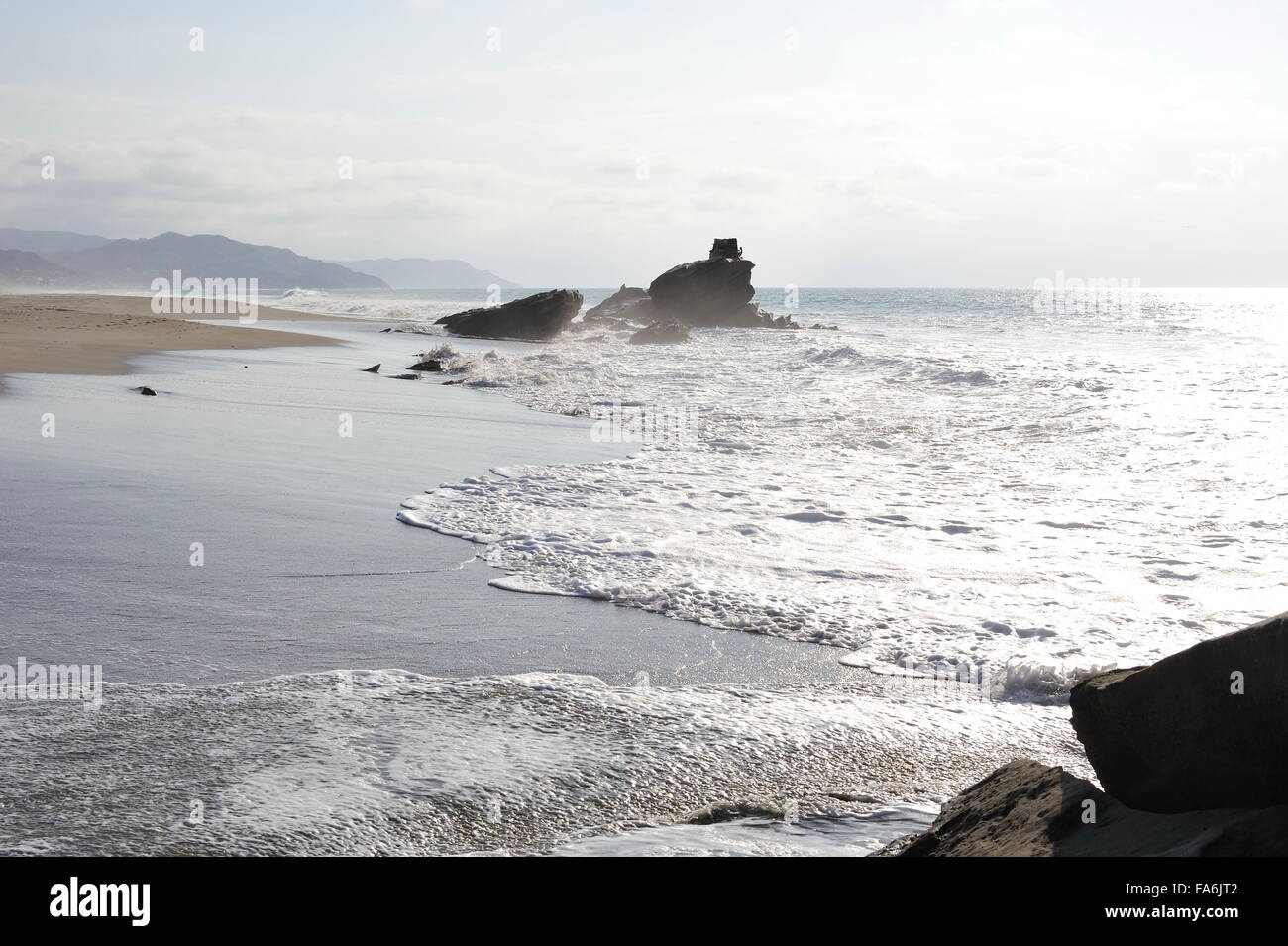 Ocean rocky coastline Stock Photo - Alamy