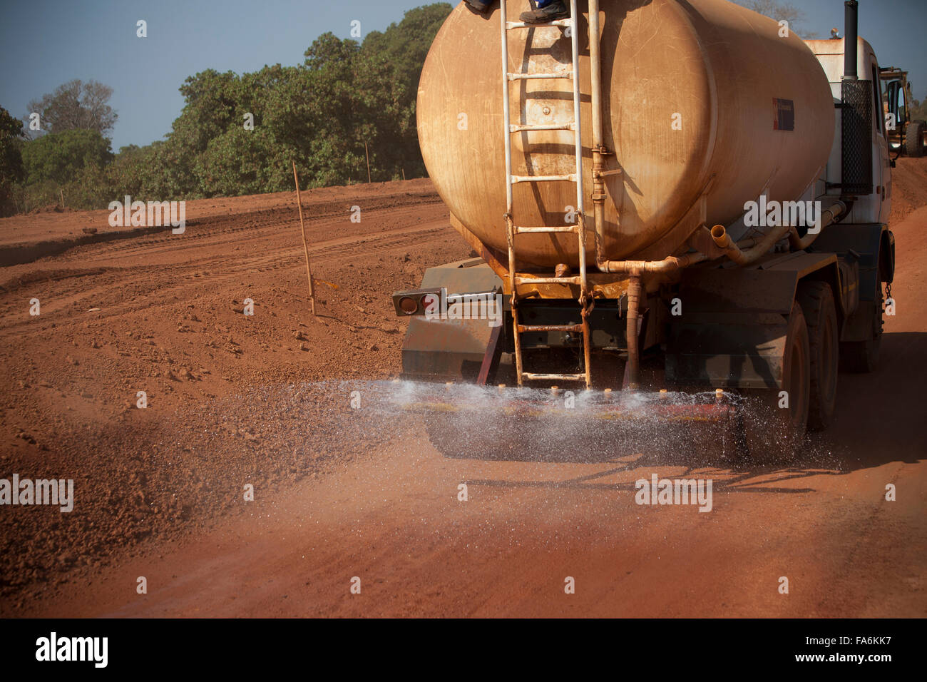 The Namialo to Rio Lurio Road in Northern Mozambique undergoes ...