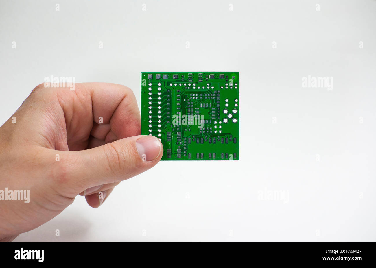 Hand holding circuit board hi-res stock photography and images - Alamy