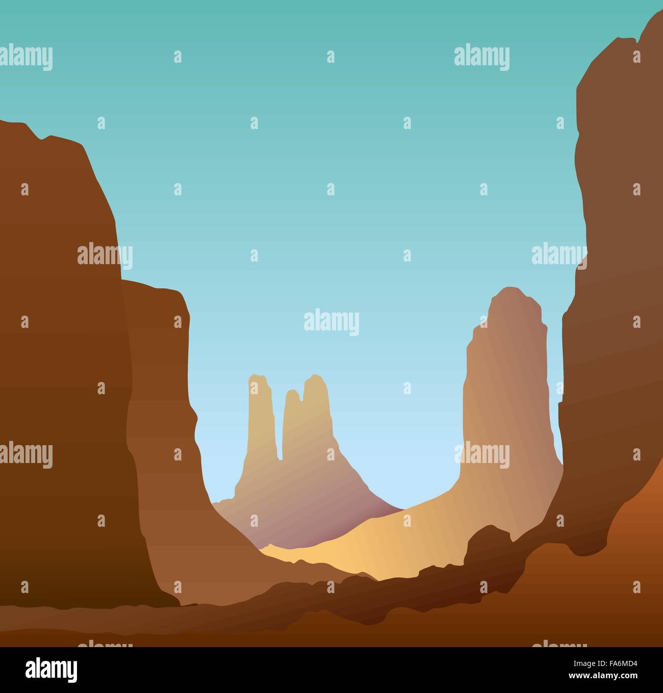 Landscape grand canyon canyon Stock Vector Images - Alamy