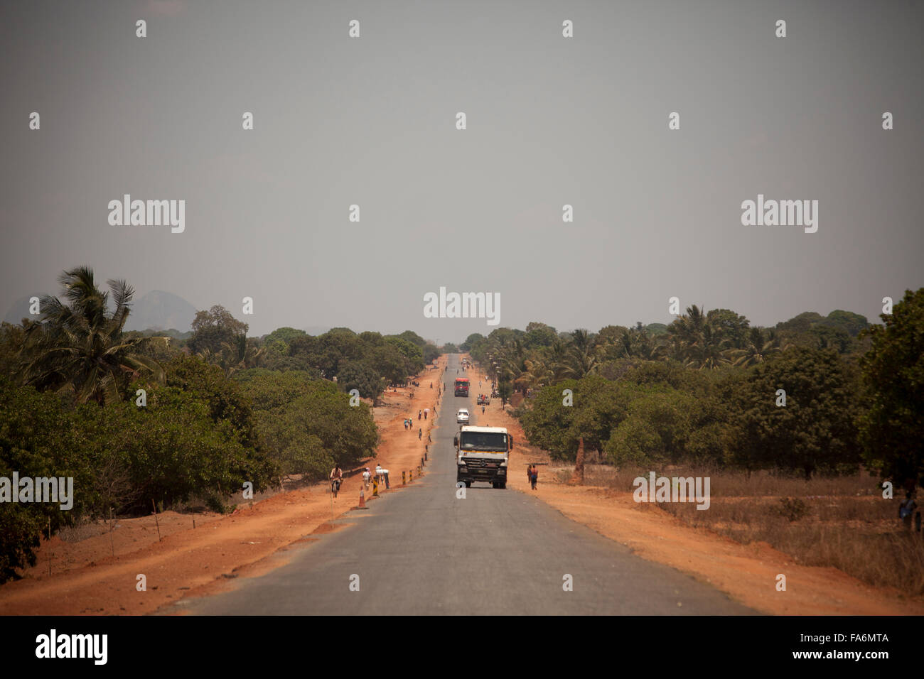 The Namialo to Rio Lurio Road in Northern Mozambique undergoes ...