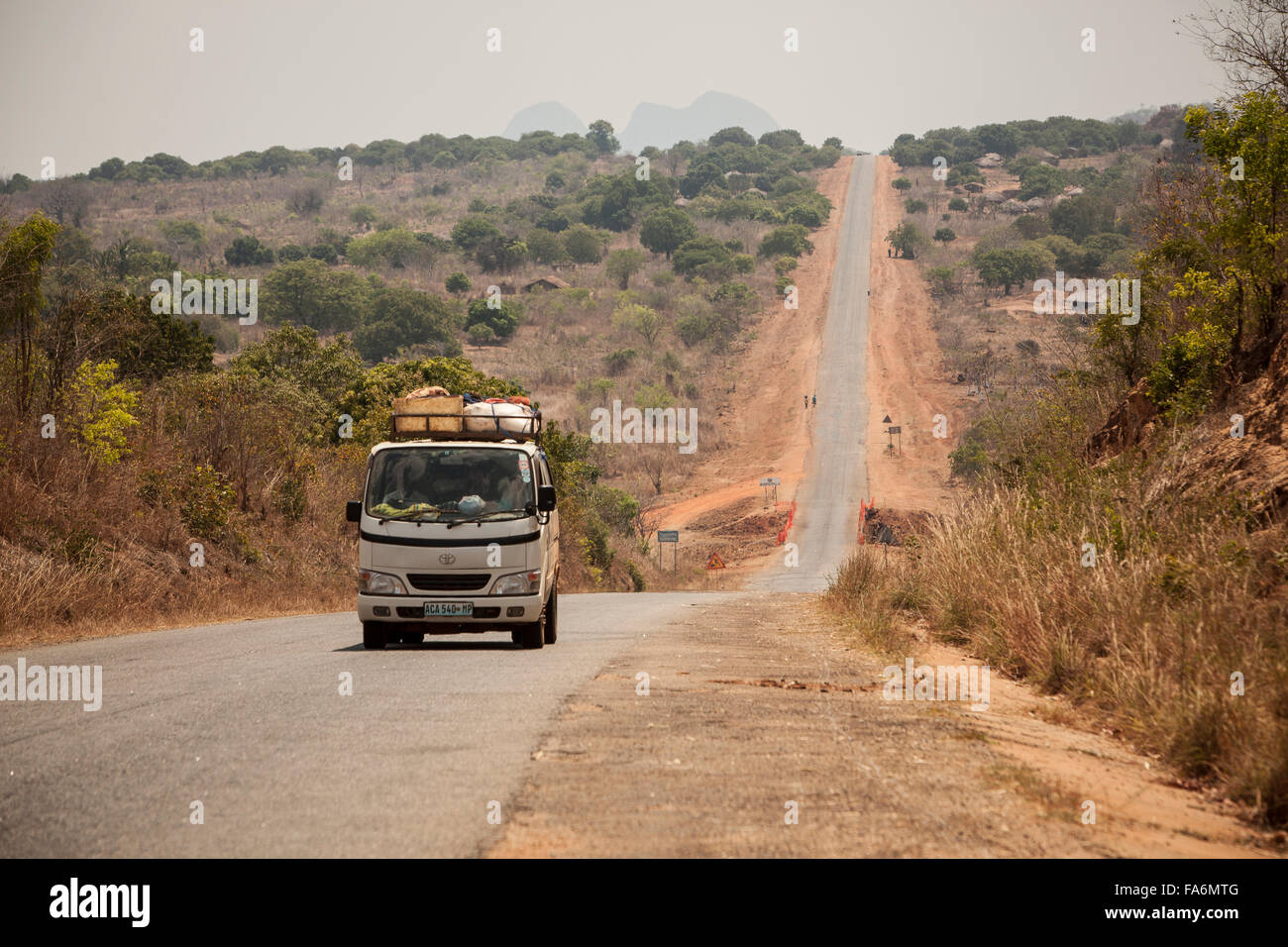 The Namialo to Rio Lurio Road in Northern Mozambique undergoes ...