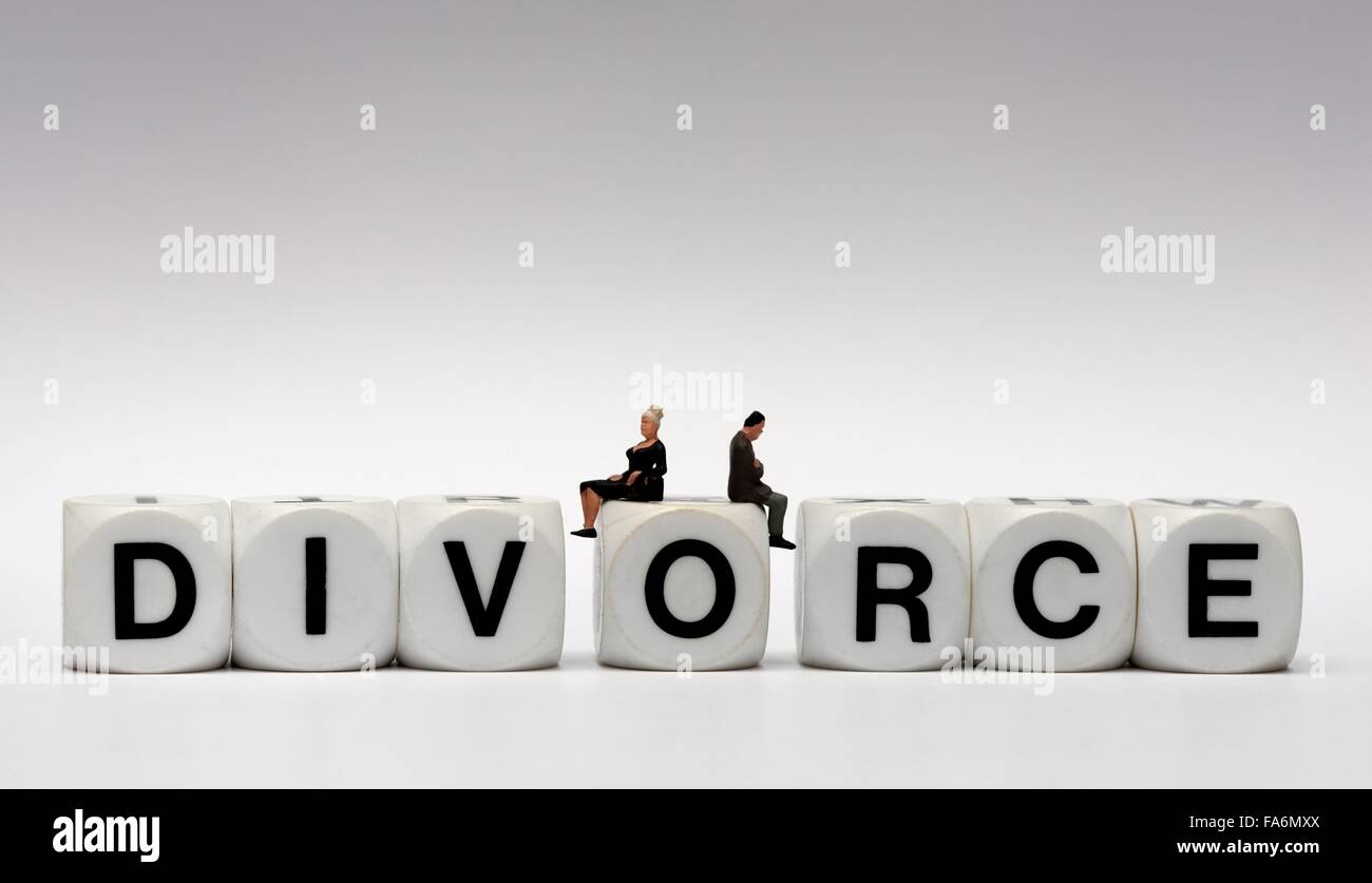 Divorce word hi-res stock photography and images - Alamy
