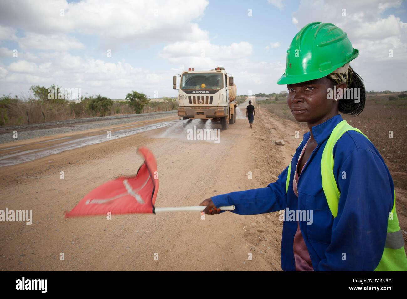 The Namialo to Rio Lurio Road in Northern Mozambique undergoes ...