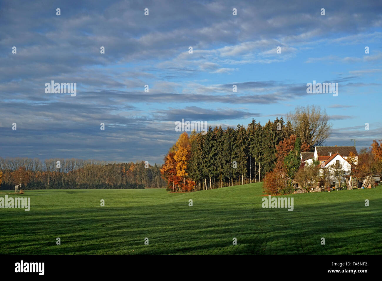 Bavarian landscape, fields and villages Stock Photo - Alamy