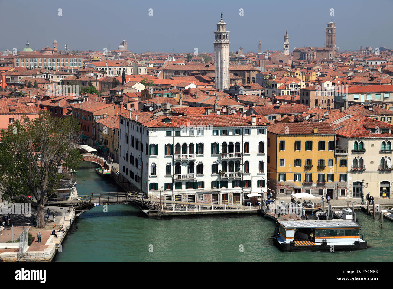Historic waterfront buildings along venice hi-res stock photography and ...