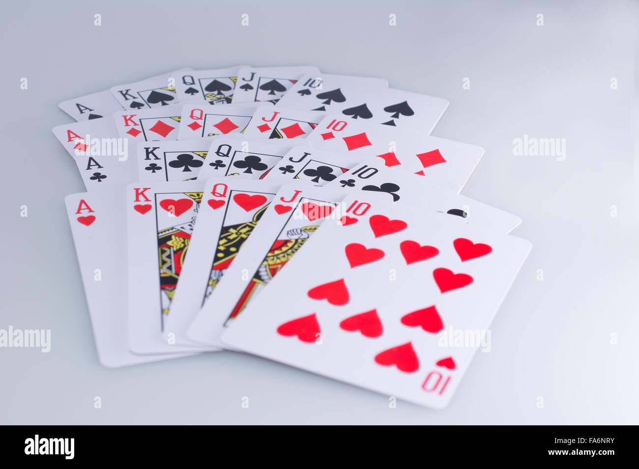 Poker hand of cards hi-res stock photography and images - Alamy