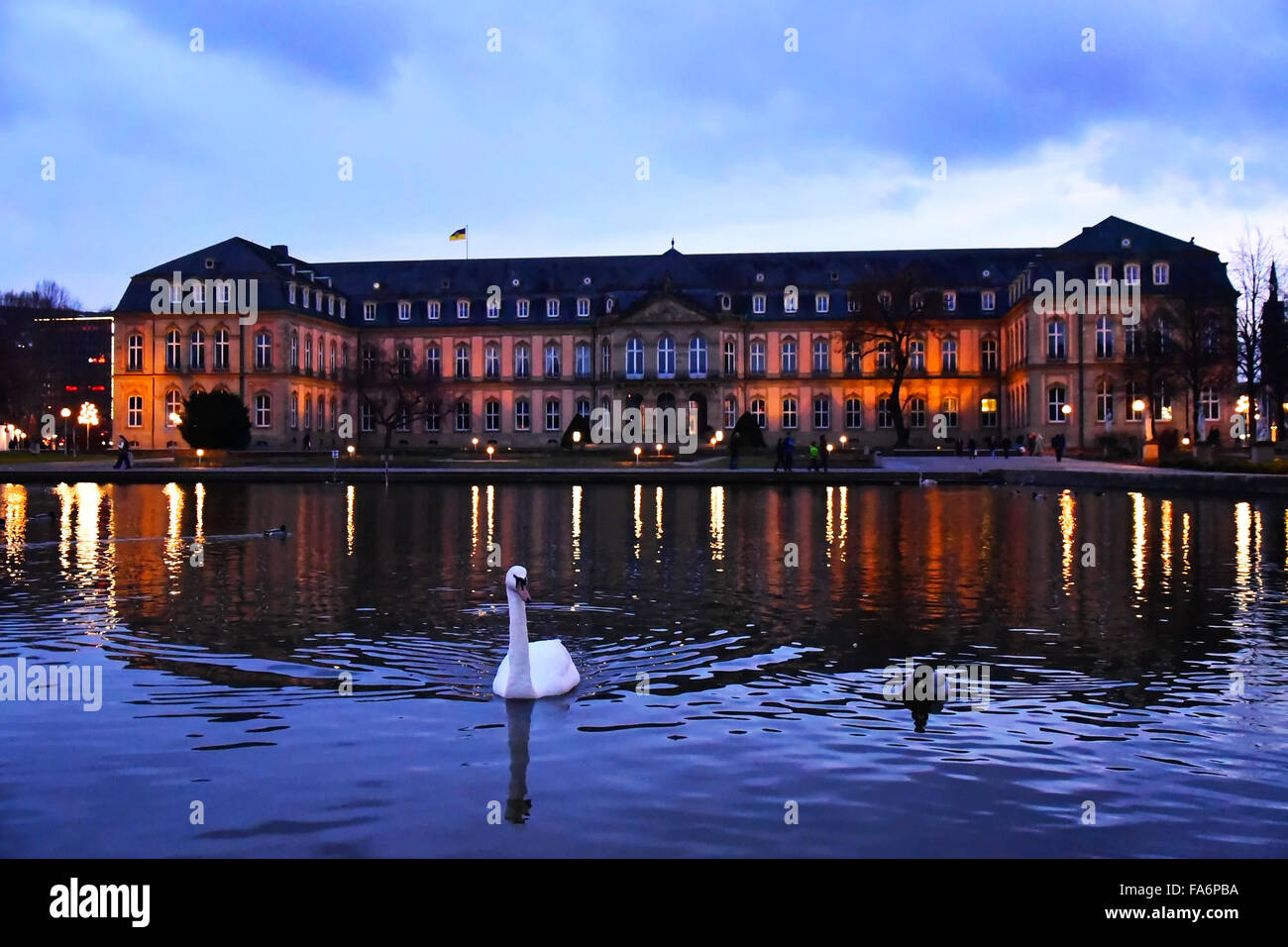 Twilight castle scene hi-res stock photography and images - Alamy