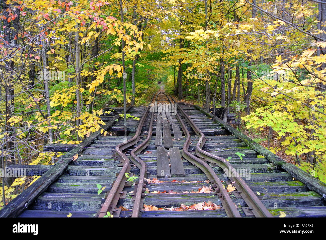 Sulphite Upside Down Bridge on the Winnipesaukee River, NH Stock Photo ...