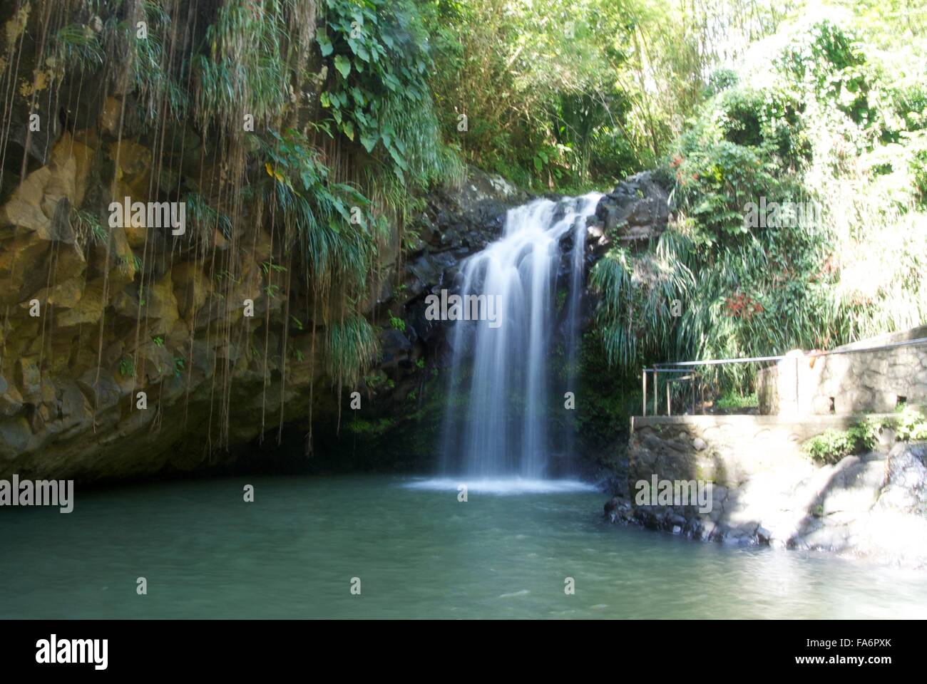 Waterfall in Grenada Stock Photo - Alamy