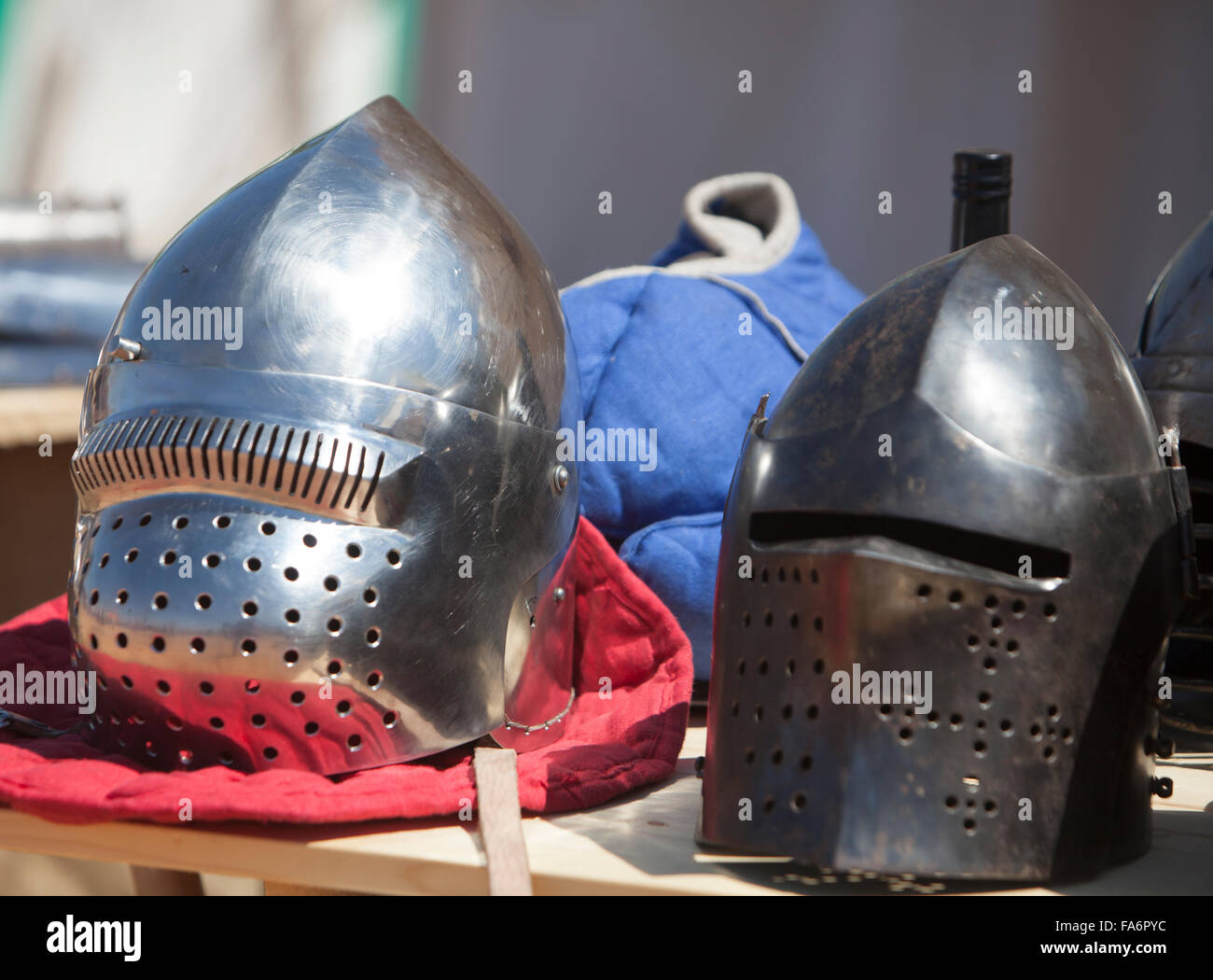Medieval armor for fighting in the middle ages Stock Photo - Alamy