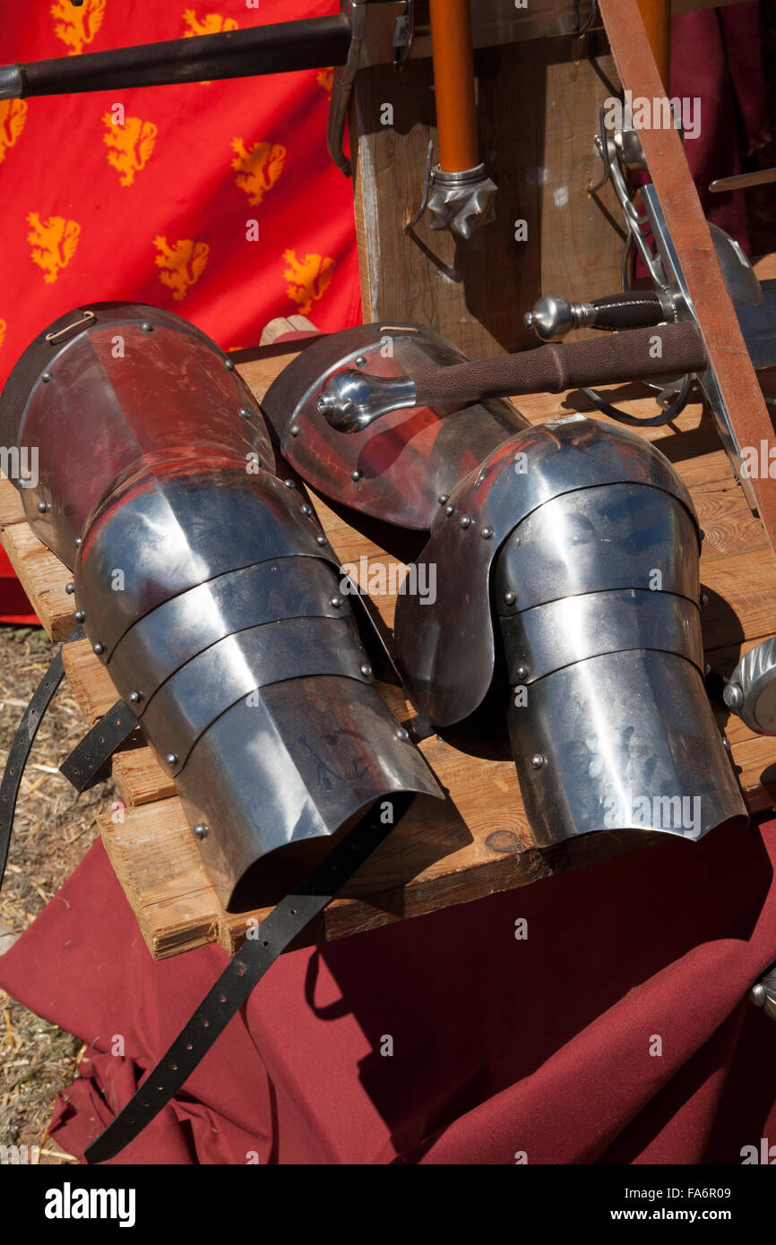 Medieval armor for fighting in the middle ages Stock Photo - Alamy