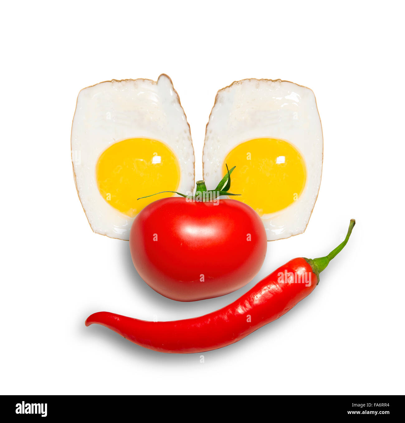 Red and white face Cut Out Stock Images & Pictures - Alamy