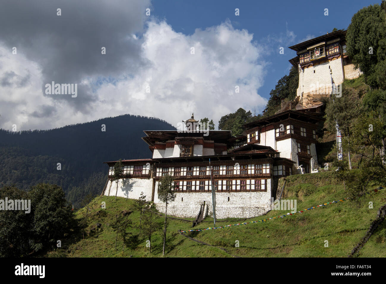 Chagri Dorjeden Monastery also called Cheri Monastery a Buddhist ...
