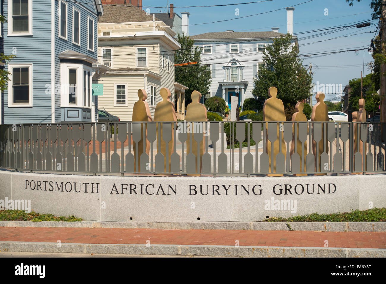 Portsmouth African Burying Ground New Hampshire Stock Photo - Alamy