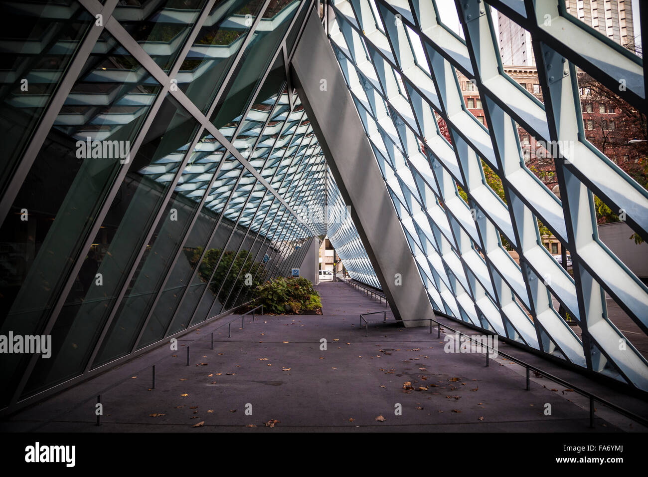 Public Library in Seattle. The Seattle Central Library opened in 2004 ...