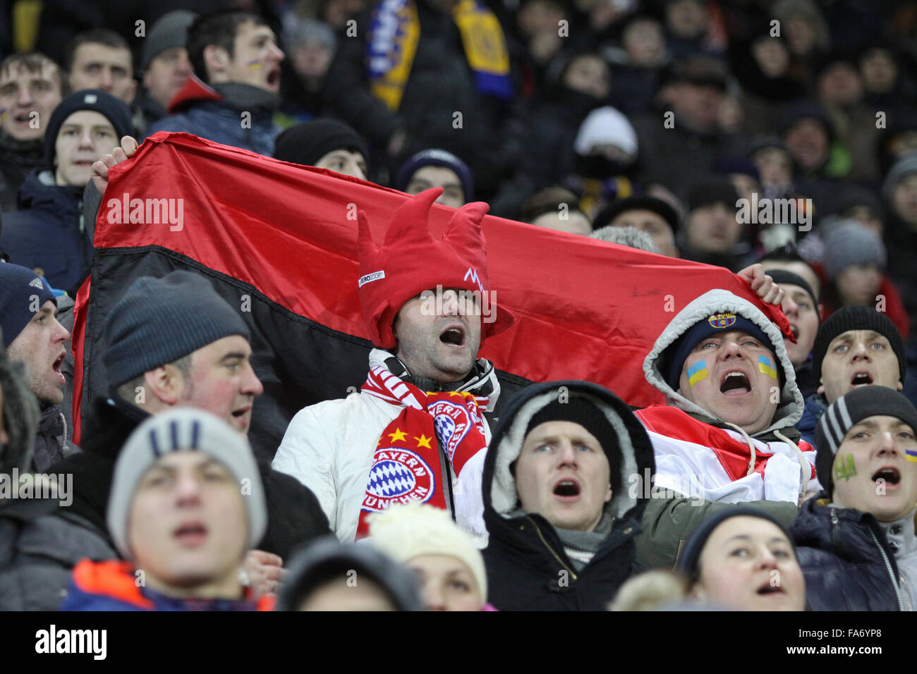 Football crowd banner hi-res stock photography and images - Alamy