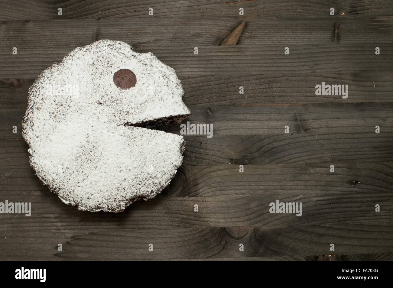Fish-shaped cake with chocolate and coconut,italy Stock Photo - Alamy