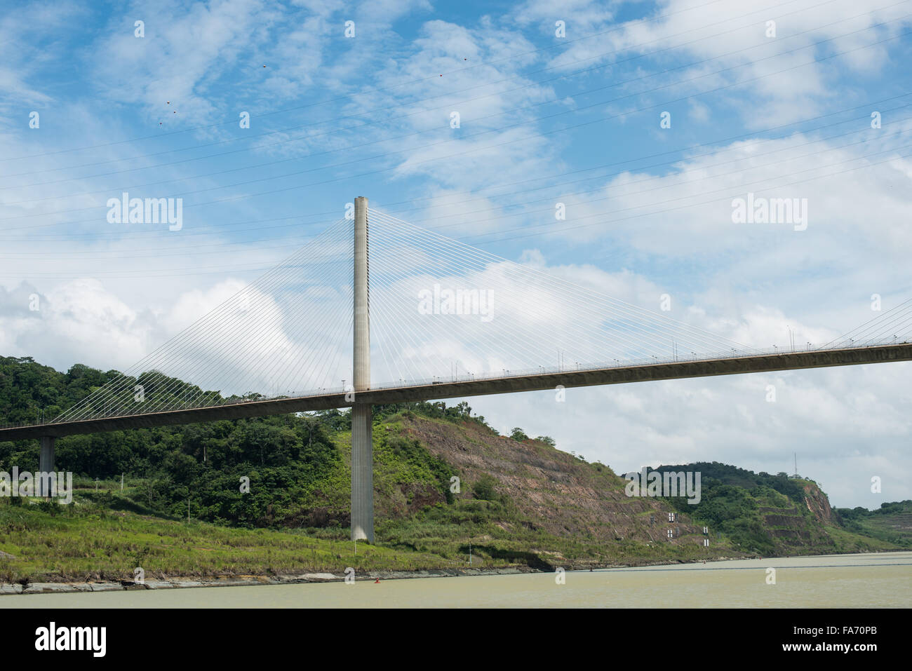 PANAMA CANAL, Panama--The Centennial Bridge on the Pan American Highway ...