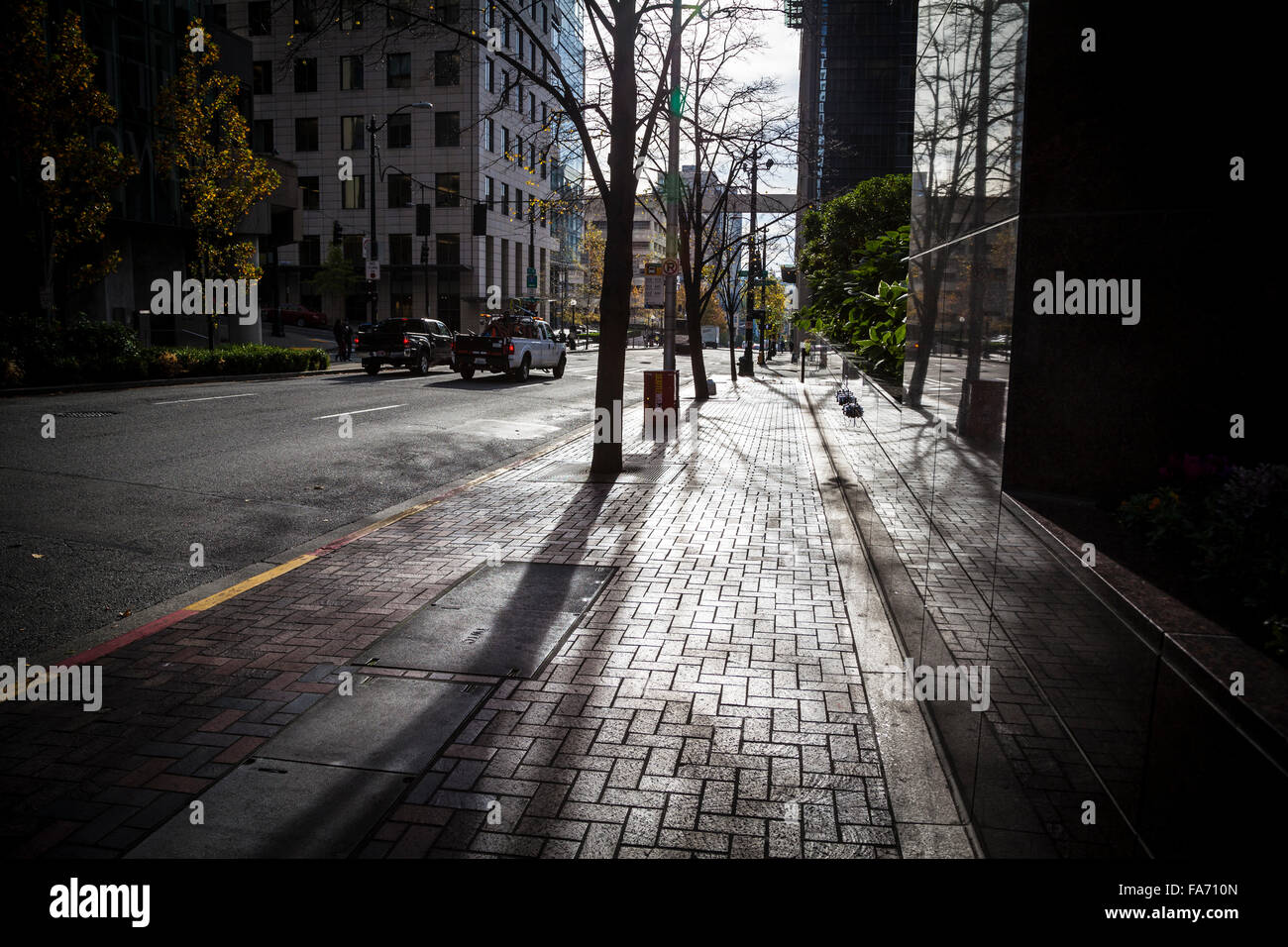 Urban Street Scene, Seattle, washington state Stock Photo - Alamy