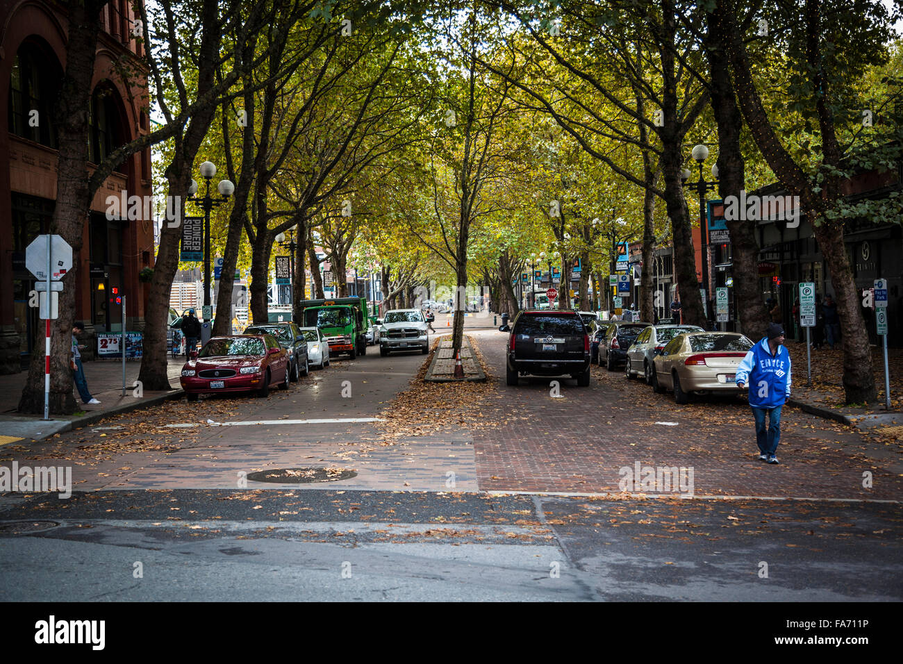 Seattle usa street scene hi-res stock photography and images - Alamy