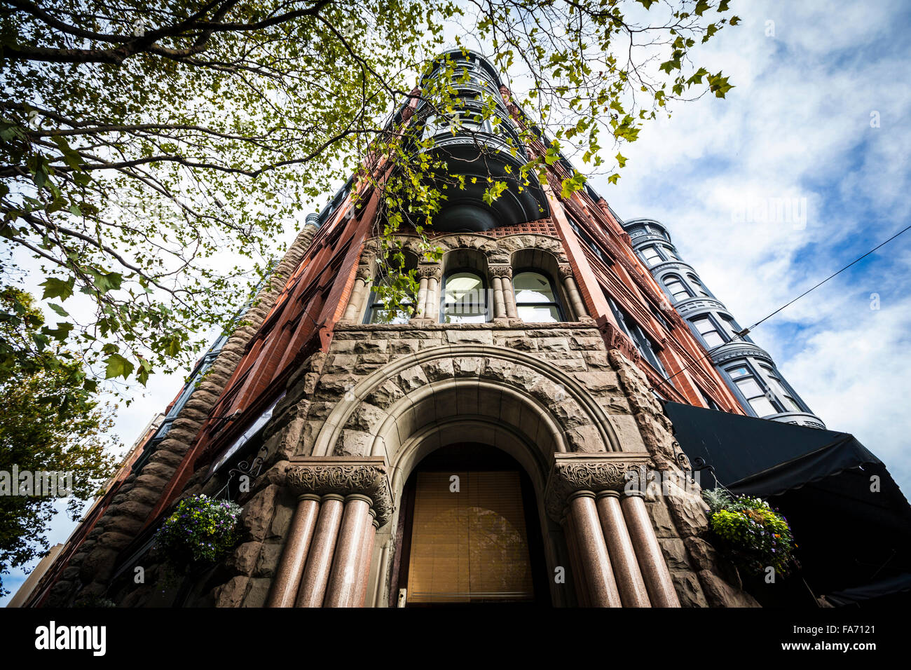 Historic state building in Pioneer square in Seattle, Washington Stock ...