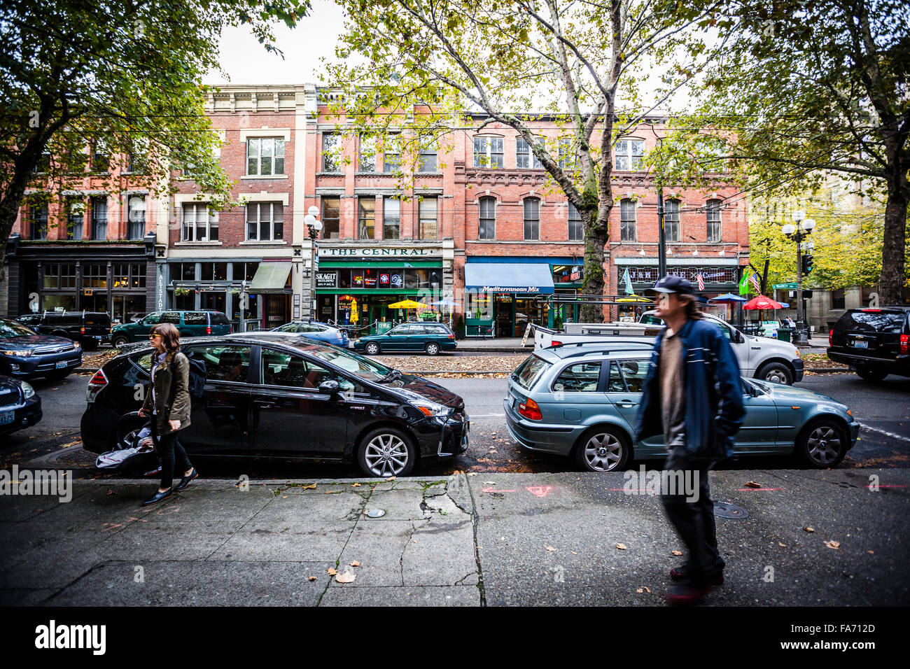 Vintage seattle downtown hi-res stock photography and images - Alamy