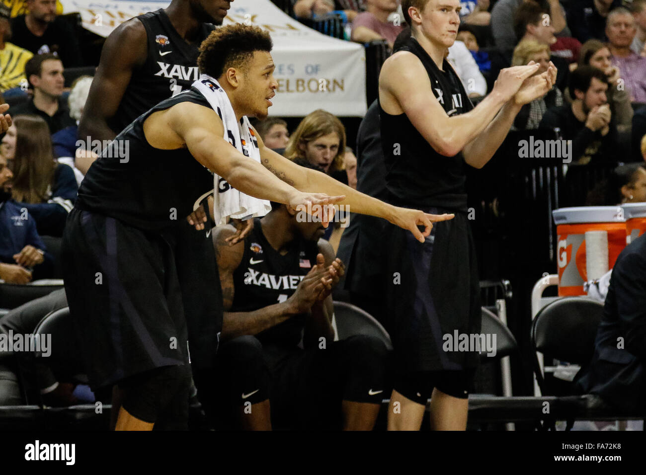 Larry Austin Jr. 22nd Dec, 2015. (0) of the Xavier Musketeers ...