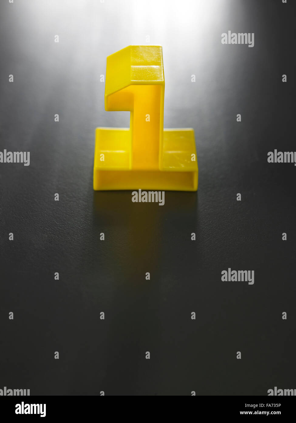 ray on big yellow number one Stock Photo - Alamy