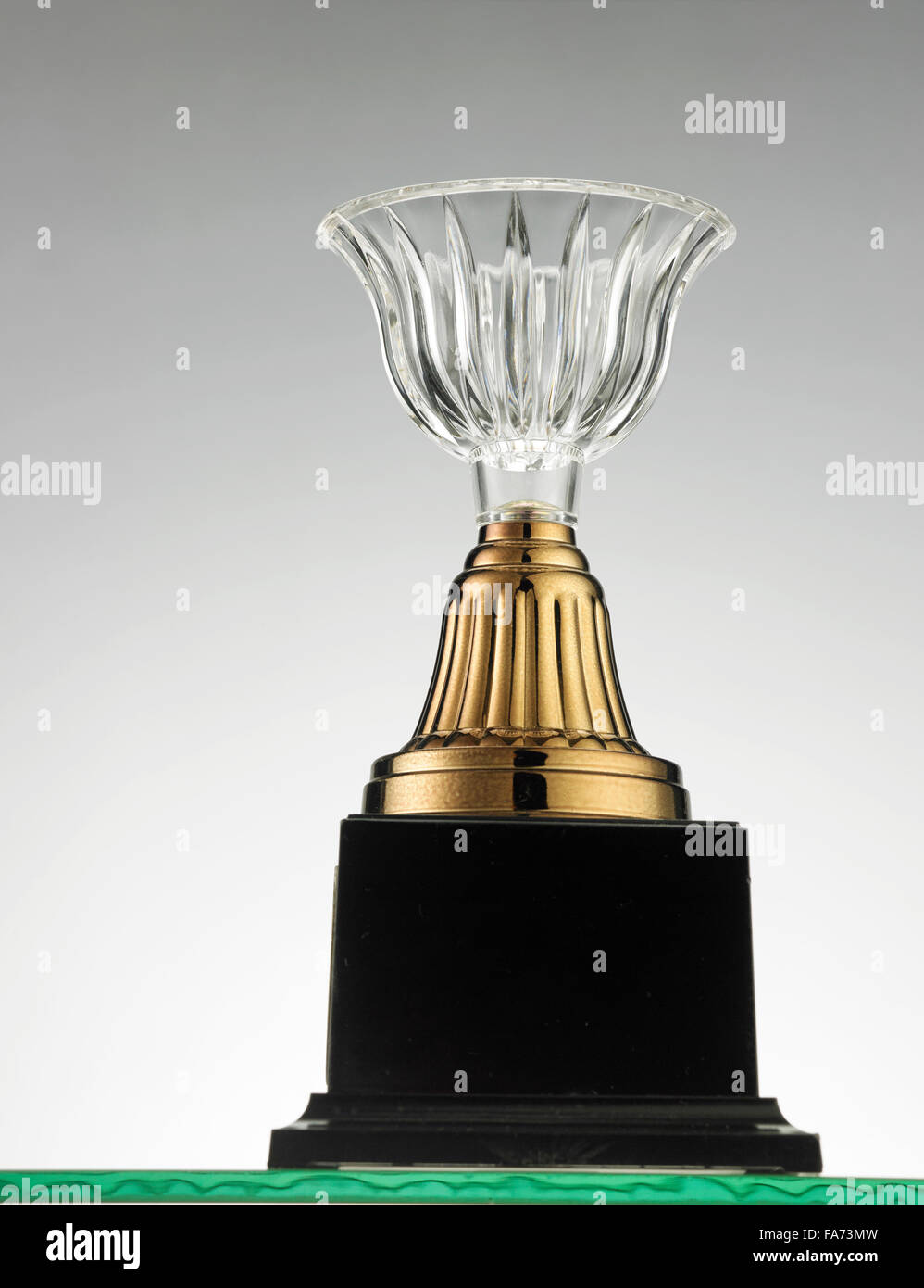 single object trophy on the table Stock Photo - Alamy