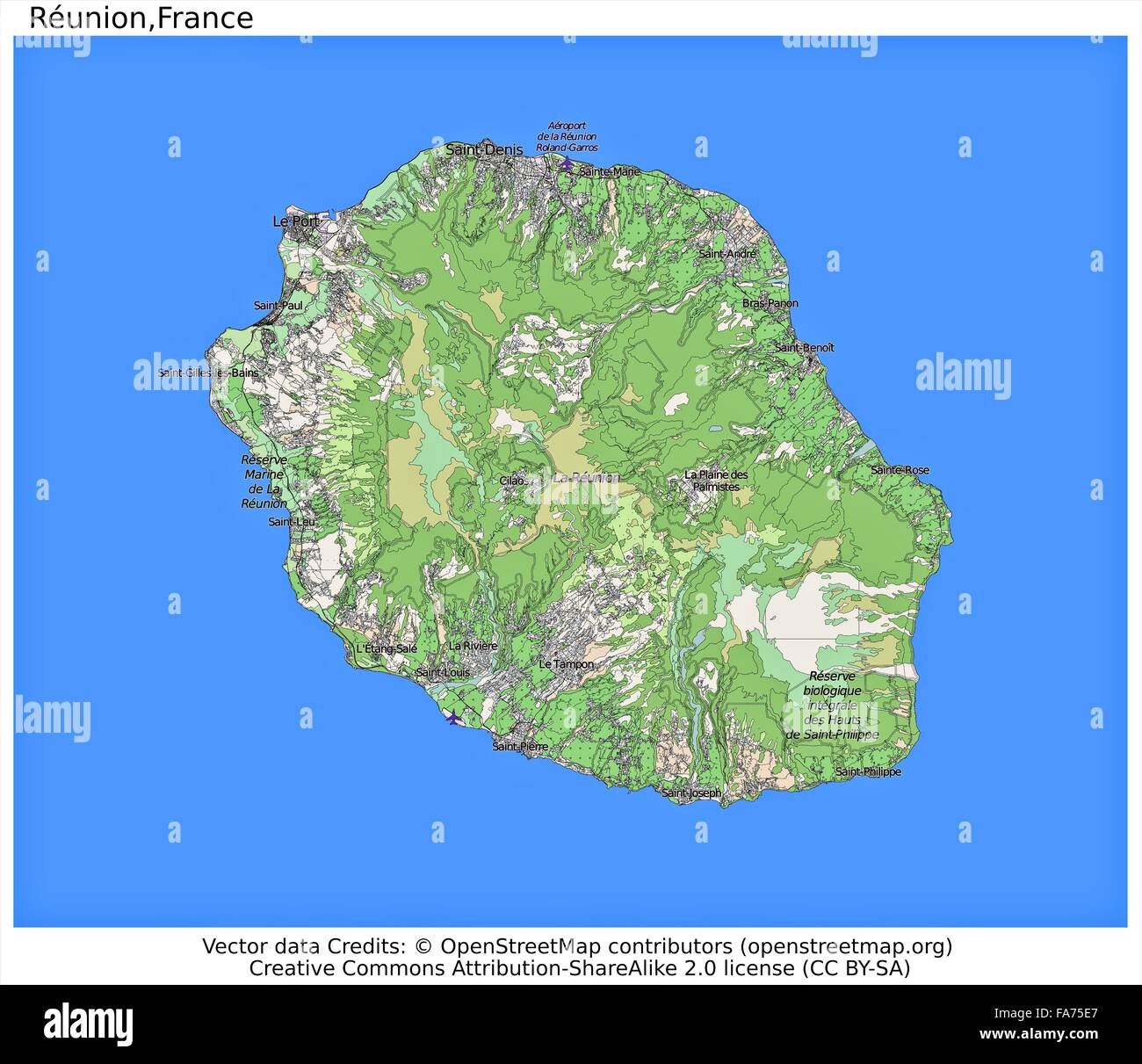 Map Of Reunion High Resolution Stock Photography and Images - Alamy