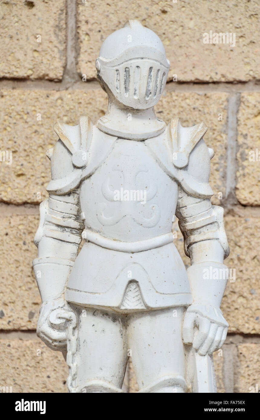 Statue of a Medieval Knight Stock Photo - Alamy