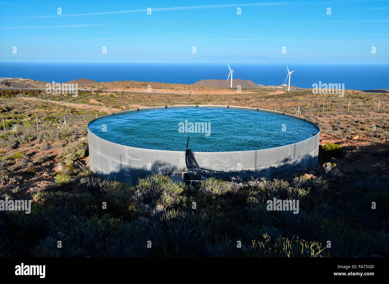 Round Water Pond Stock Photo - Alamy