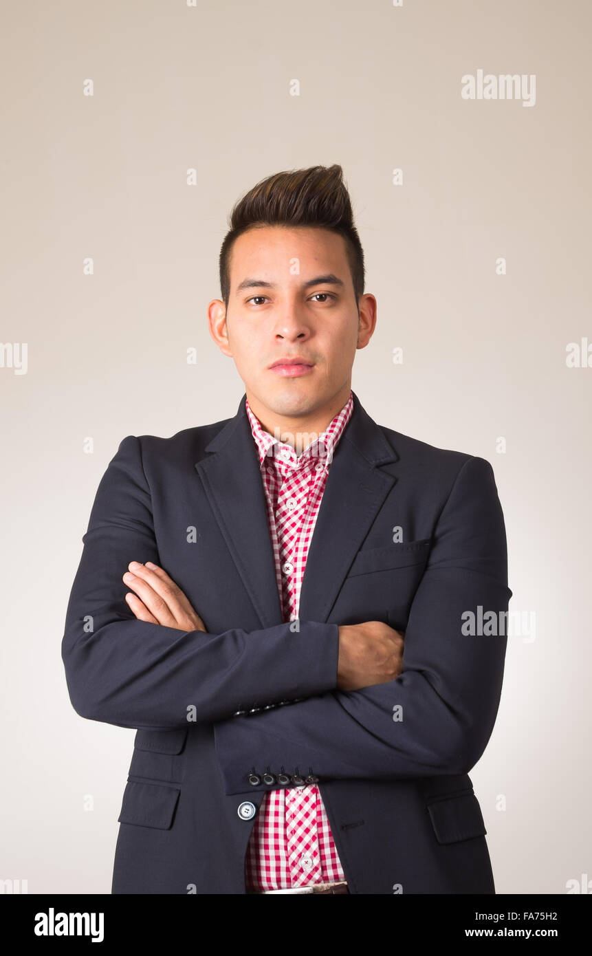 Handsome blazer pose for men hi-res stock photography and images - Alamy