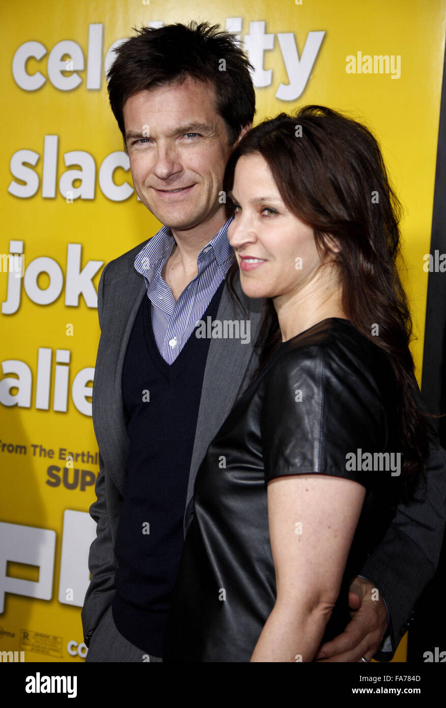 Jason Bateman and Amanda Anka at the Los Angeles premiere of "Paul ...
